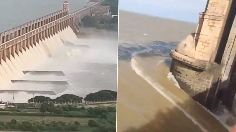 Tungabhadra Dam Crest Gate Fixed:ఎట్ట‌కేల‌కు తుంగ‌భ‌ద్ర గేటును విజ‌య ...