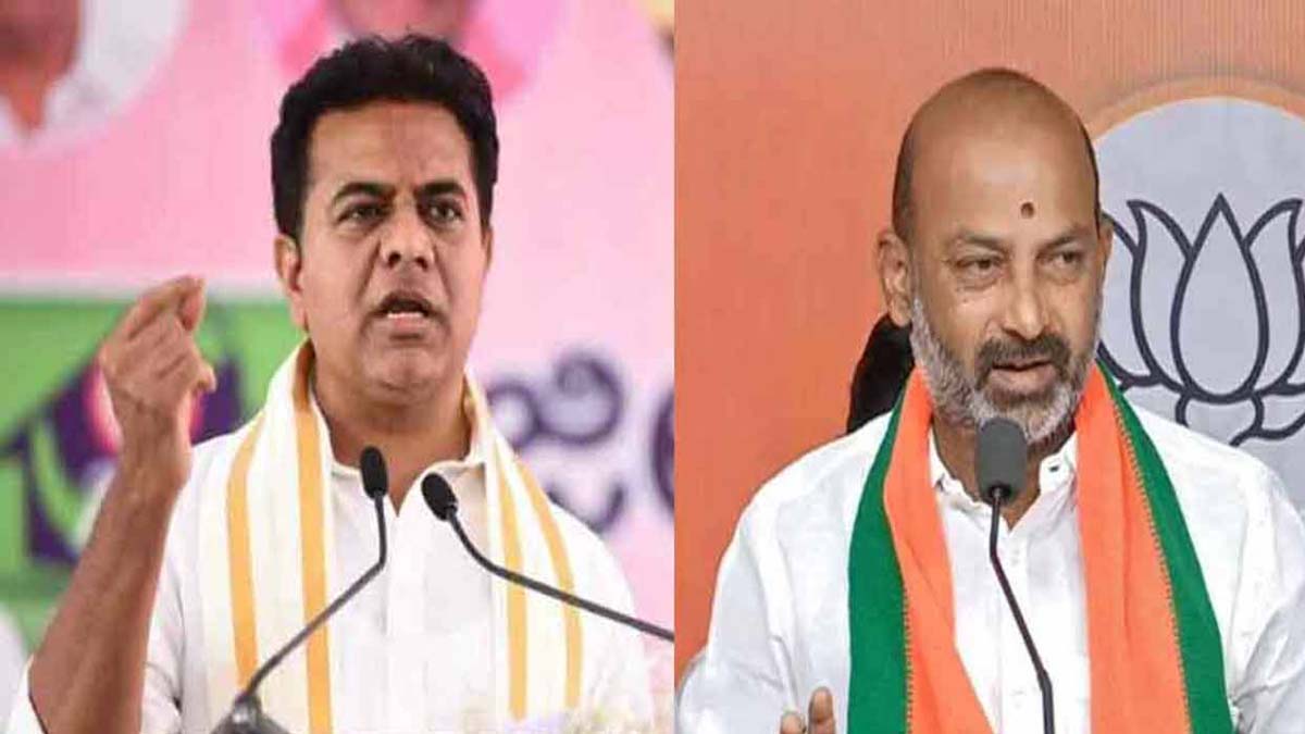 KTR Vs Bandi Sanjay: కవితకు బెయిల్..కాంగ్రెస్‌ విజయమన్న బండి సంజయ్ ...