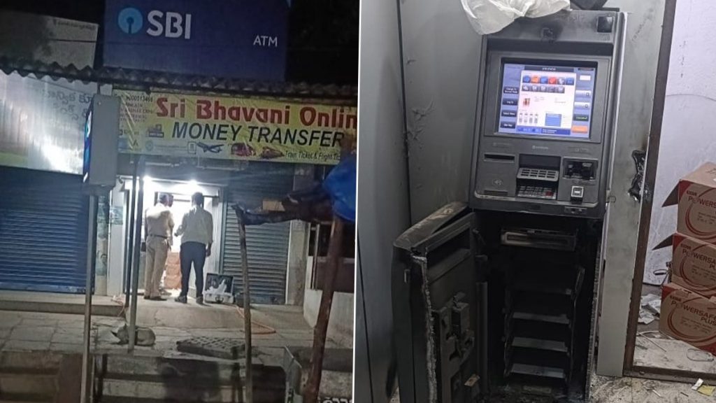 ATM Robbery in Hyderabad: అర్థరాత్రి ఏటీఎంలో చొరబడి రూ. 18 లక్షల నగదు ...